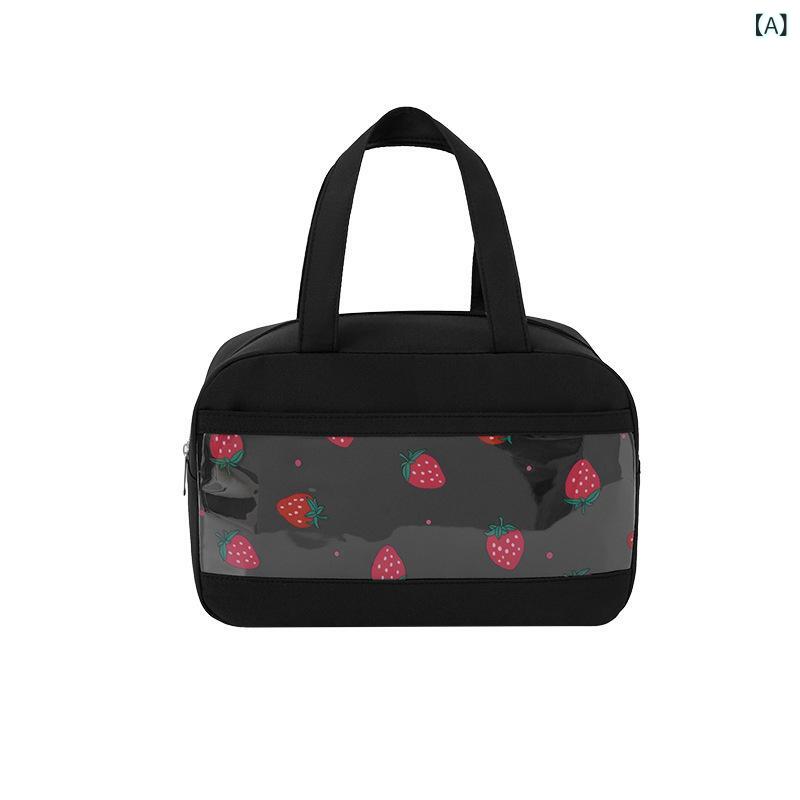 ・素材: オックスフォード布・カラー展開: ブラック、イエロー、ピンク、グリーン、ブルー・スタイル: 韓国・形状: 四角・機能: 携帯可能、折りたたみ式・カテゴリ: クーラーバッグ