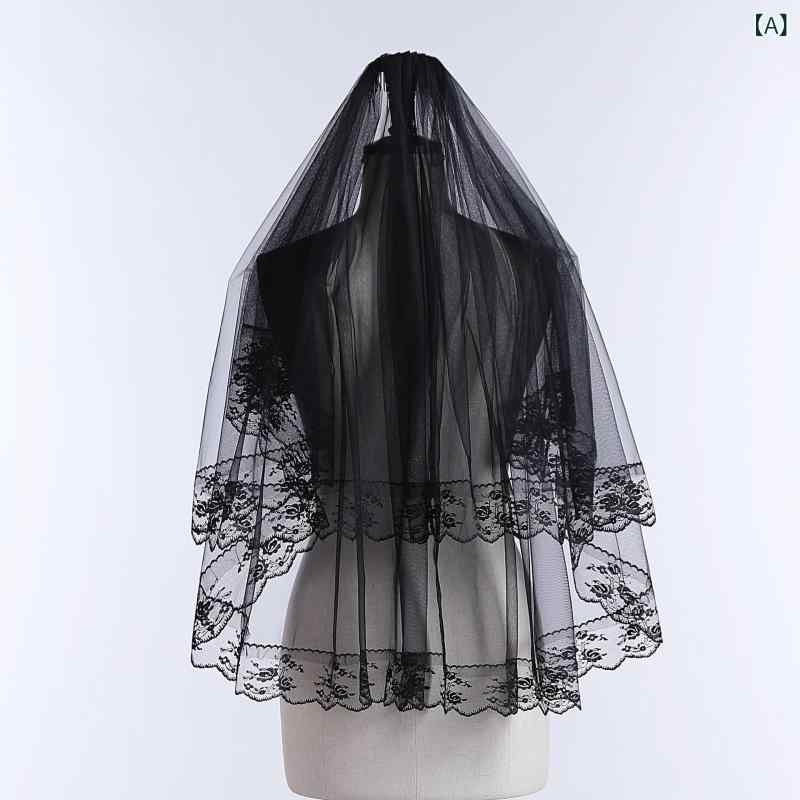 ・カテゴリ: ヘッドアクセサリー・スタイル: 欧米・素材: 布・種類: 二層式・対象: 女性用・カラー展開: ブラック