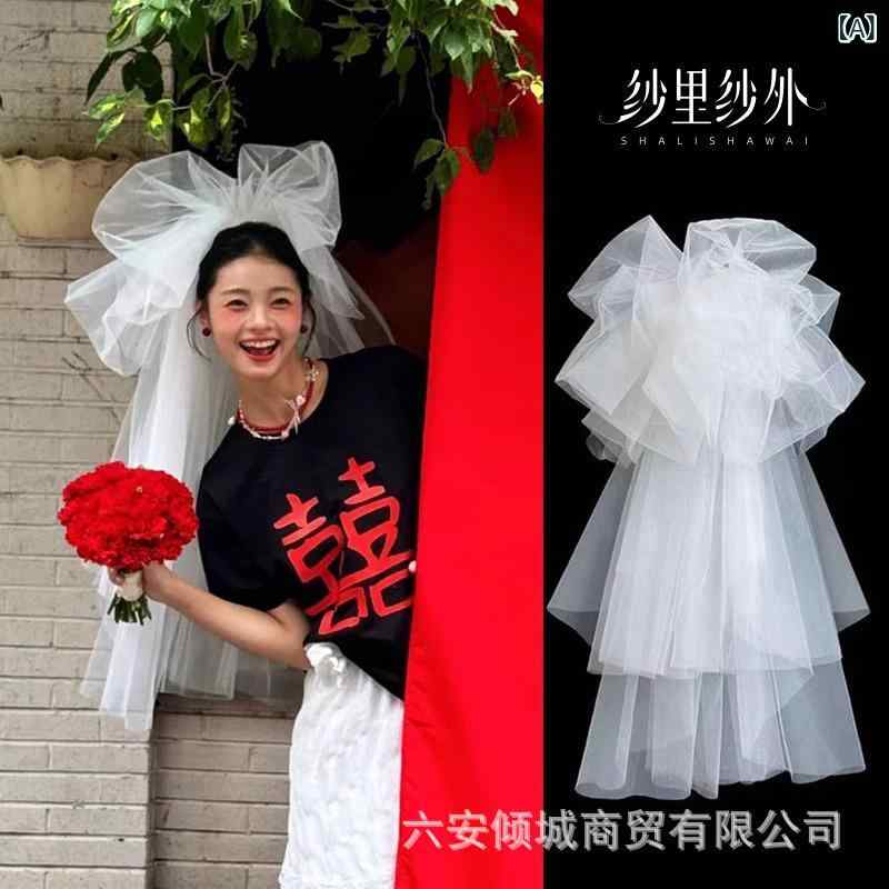 ・カテゴリ: ヘッドドレス・スタイル: ファッションOL・素材: チュール・対象: 女性・形状: ダブルレイヤー・適用プレゼントシーン: 結婚式、誕生日、旅行記念、祝日・カラー展開: 抓紗蓬蓬紗、素紗蓬蓬紗、素紗軽薄紗・長さ: 60cm～80cm