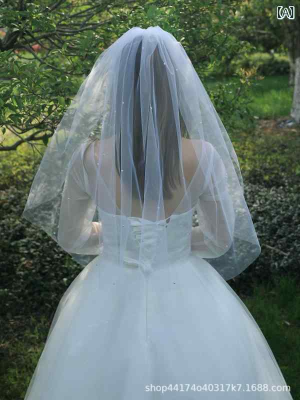 ・カテゴリ: ベール・スタイル: シンプル・主な素材: ネット、パール・対象: 女性・種類: 肘丈・長さ: 60cm～80cm・カラー: ホワイト・デザイン要素: パール