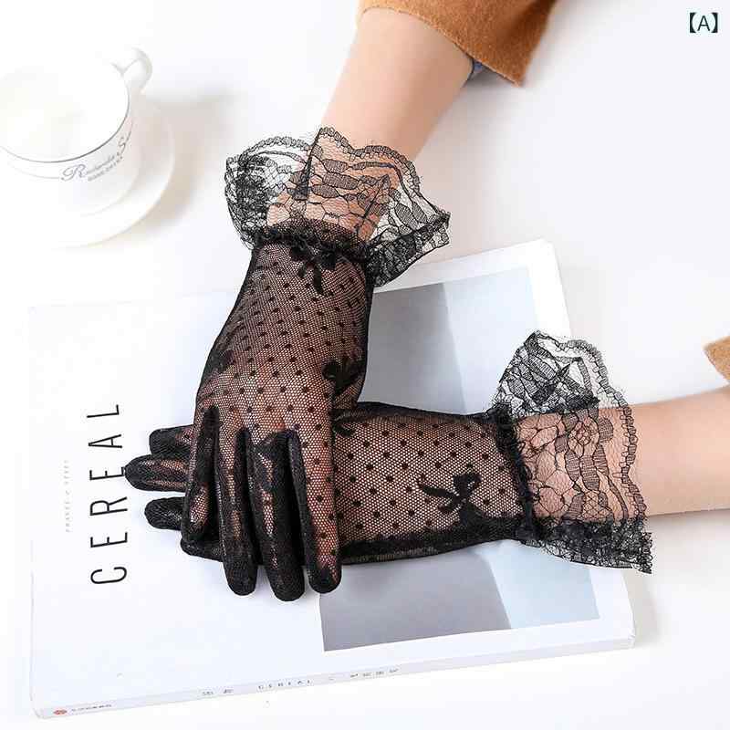 ・機能: UVカット・スタイル: 指なし手袋・カラー展開: ブラック、ホワイト・サイズ: フリーサイズ