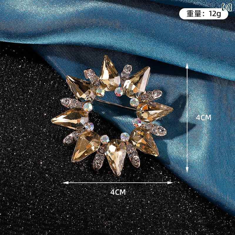 ・素材: 合金・スタイル: レディース・モチーフ: 花・加工方法: メッキ・カラー展開: ブラウン、ローズレッド、マルチカラー、グレー、パープル、ホワイト・機能: 多機能、2WAY・デザイン: 韓国・テイスト: 清新、甘め・対象: ユニセッ...