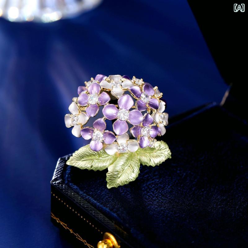 ・素材: 銅・デザイン: 花・加工方法: 電鍍・カラー展開: パープル、ブルー、ホワイトピンクジルコン・流行要素: 花びら・機能: 装飾、多機能、調節、両用、固定・スタイル: シンプル・スタイルカテゴリ: ファッション通勤・対象: 女性・種...