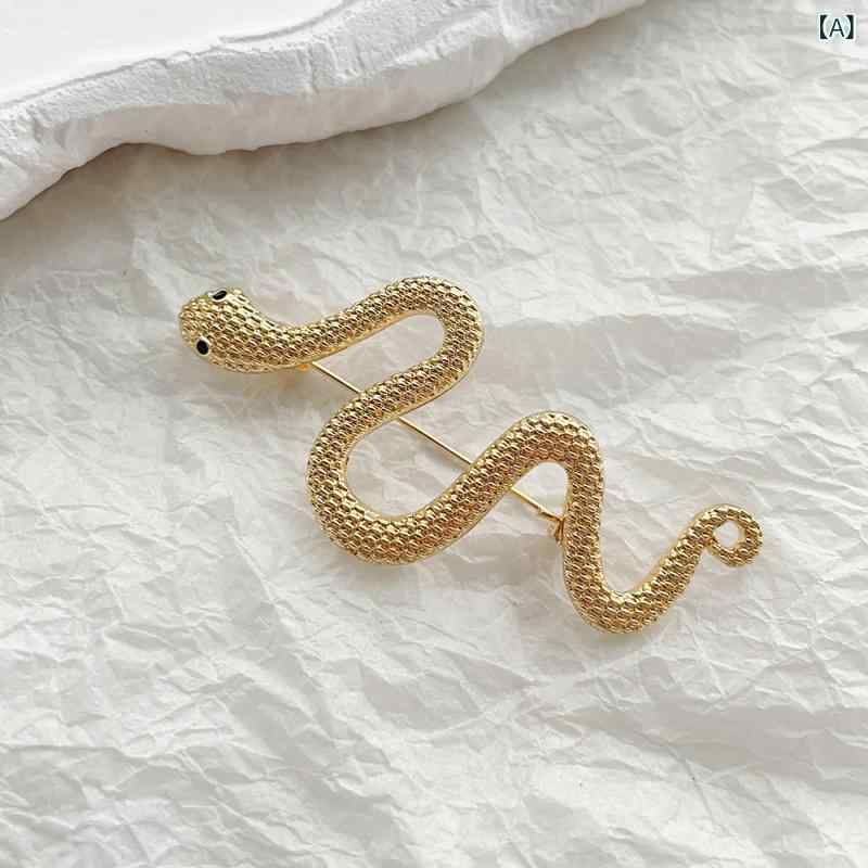 ・カテゴリ: 胸針・スタイル: 欧米風・シーン: 通勤・対象: レディース・主な素材: 亜鉛合金・加工方法: 電鍍・モチーフ: 蛇・機能: 装飾、記念、贈答・カラー展開: ゴールド、シルバー、グリーン、シルバーラインストーン、ゴールドライン...