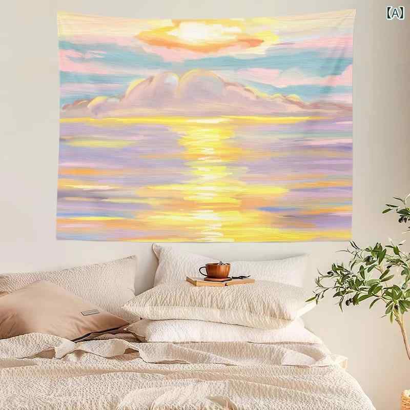 ・カテゴリ: タペストリー・スタイル: 北欧・素材: 毛絨・主な素材: ポリエステル・副次素材: ポリエステル・形状: 長方形・柄: 植物花柄・製法: 機械織り・洗濯: 洗濯機洗い可・使用場所: リビング、寝室・カラー展開: 水中金影、枝頭...