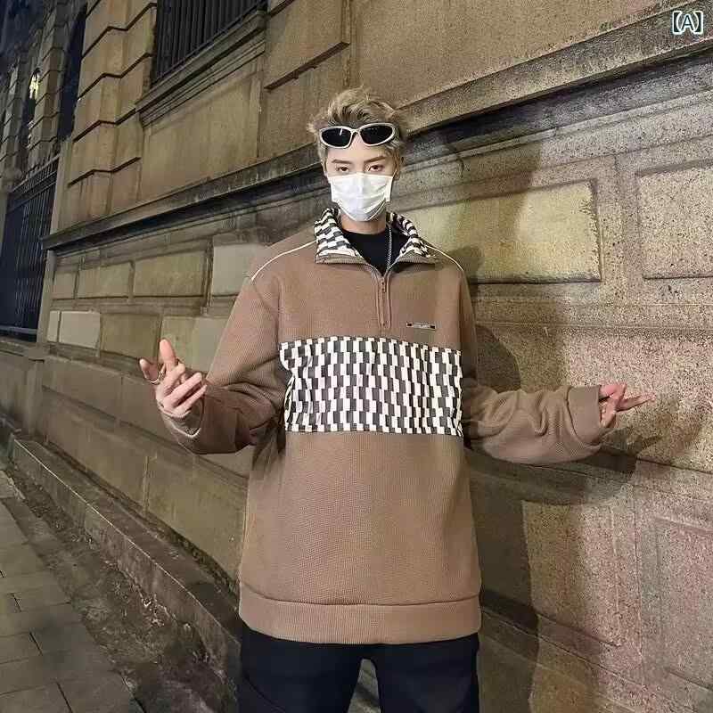 ・カテゴリ: スウェット・トレーナー・スタイル: スポーツカジュアル・主な素材: ポリエステル 51～70%・ネックライン: 襟付き・袖丈: 長袖・袖タイプ: レギュラー・柄: ロゴ・デザイン: プリント・シルエット: ゆったり・加工: デ...