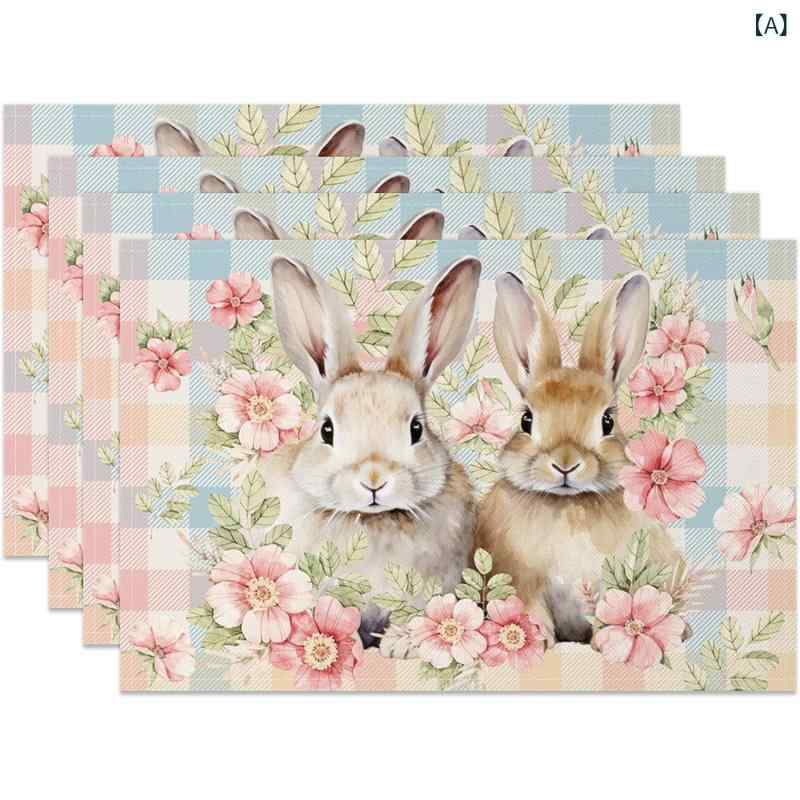 4個セット・主な素材: ポリエステル100%・スタイル: アメリカン・サイズ: 約30x45cm・適用場所: リビング、書斎、ダイニング、商業施設