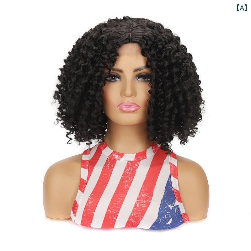 ・スタイル: ナチュラル・対象: 女性・加工方法: 機械製・髪の素材: 高温耐性ファイバー・前髪タイプ: シースルー、サイド分け可能・効能: 印象チェンジ・カテゴリ: ウィッグショートカール