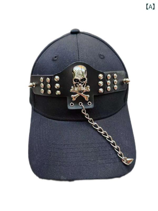 ・適用性別: ユニセックス・対象年齢: 大人・カテゴリ: ベースボールキャップ・素材: コットン・デザイン要素: ヒップホップ・スタイル: パンク・おすすめ用途: ビジネスギフト・カラー展開: スタッズ、ファイヤーゴースト、パイレーツ、バレ...