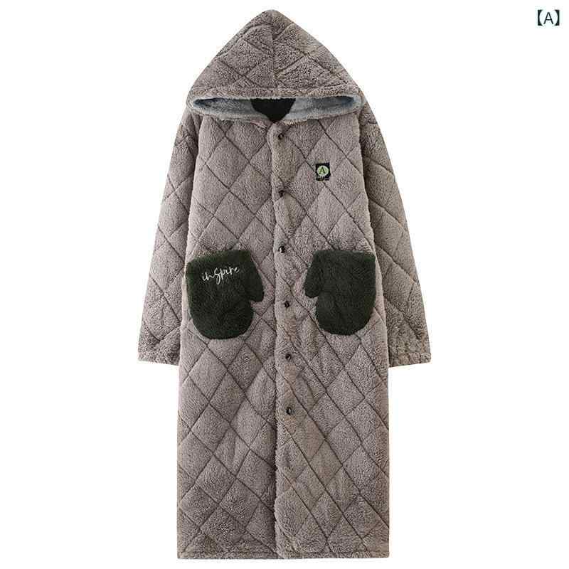 ・主な素材: 珊瑚フリース、ポリエステル100%・厚さ: 超厚手・重さ: 約301-350g/m²・機能: 保温、快適・用途: リラックス、就寝、部屋着、外出・対象: カップル・サイズ展開: M、L、XL、XXL、XXXL・スタイル: エレ...