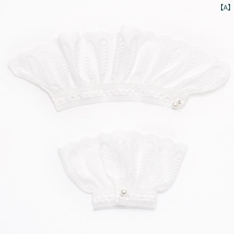 ・カテゴリ: ファッション手袋・主な素材: レース、ポリエステル繊維・カラー展開: ホワイト、ブラック