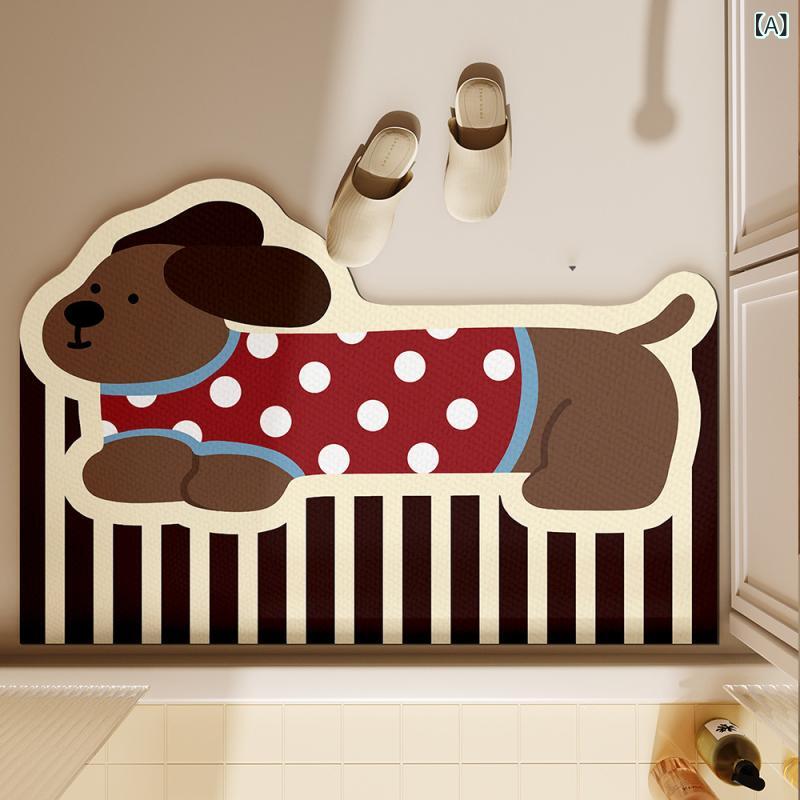 ・素材: 珪藻土・加工方法: プリント、エンボス加工・形状: 正方形・柄: ストライプ、かわいい動物・お手入れ方法: 水洗い・カラー展開: 赤、黄、黒、グレー、ベージュ、茶色、白・サイズ展開: 40×60cm、50×80cm、60×90cm...