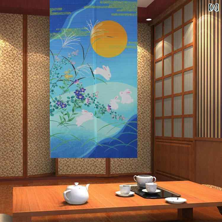 2個セット・カテゴリ: 門帘・スタイル: 和風・素材: 布製・サイズ: 幅85cm、丈150cm・推奨スペース: 寝室、ダイニング、浴室