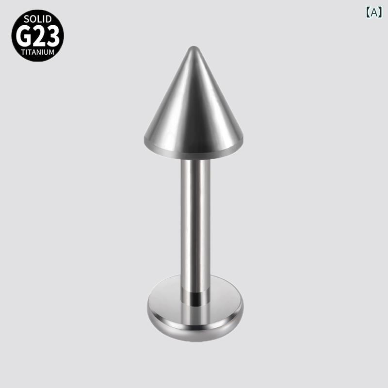 2個セット・カテゴリ: 唇ピアス、眉ピアス・スタイル: 男女兼用、ファッション・主な素材: G23チタン・形状: 円形・加工方法: 電鍍・適用シーン: 結婚式、誕生日、旅行記念、お祭り、周年記念、開業祝い・サイズ展開: 1.2x6x3mm、...