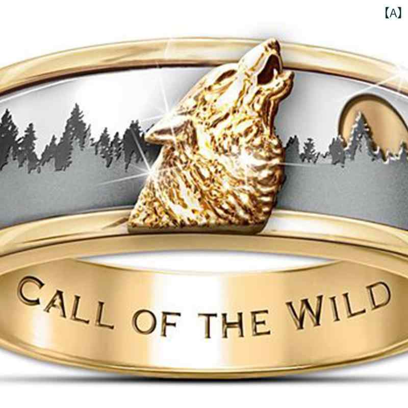 ・カテゴリ: 指輪・素材: 金属・モチーフ: 動物・加工方法: 電鍍・対象: 男性・カラー展開: ツートンカラー、アンティークゴールド・サイズ展開: 5, 6, 7, 8, 9, 10, 11, 12, 13