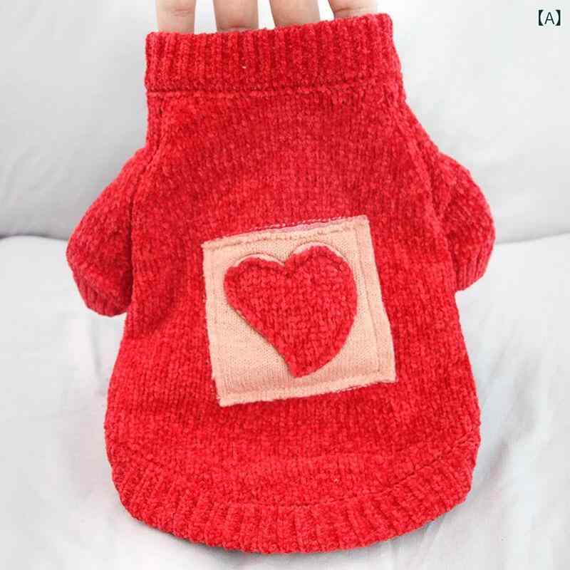 ・カテゴリ: ペットウェア・スタイル: カジュアル・素材: アクリル・柄: シュガーキューブハート柄・サイズ展開: XS（約1-1.5kg）、S（約2-3kg）、M（約3.5-4kg）、L（約5-6kg）、XL（約7-9kg）