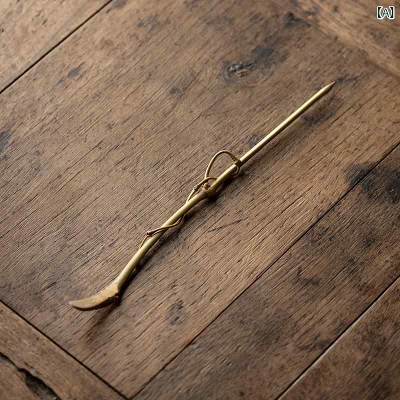 2個セット・カテゴリ: 茶道具・素材: 竹・スタイル: 中式・種類展開: 巻き枝竹茶針、老竹T型茶針、霊芝茶針、曲がり持ち手茶針、老竹水路茶針、留青節付き茶針、竹枝茶針、竹枝茶べら・茶針（兼用）、老竹竹枝茶針、急須通し針