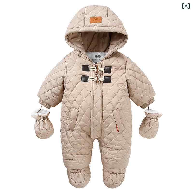 ・カテゴリ: ロンパース・スタイル: カジュアル・主な素材: ポリエステル95%・袖丈: 長袖・フード: フード付き・厚さ: 厚手・留め具: ファスナー・対象年齢: 1～3歳（身長80～100cm）・性別: 男女兼用・カラー展開: カーキ、...