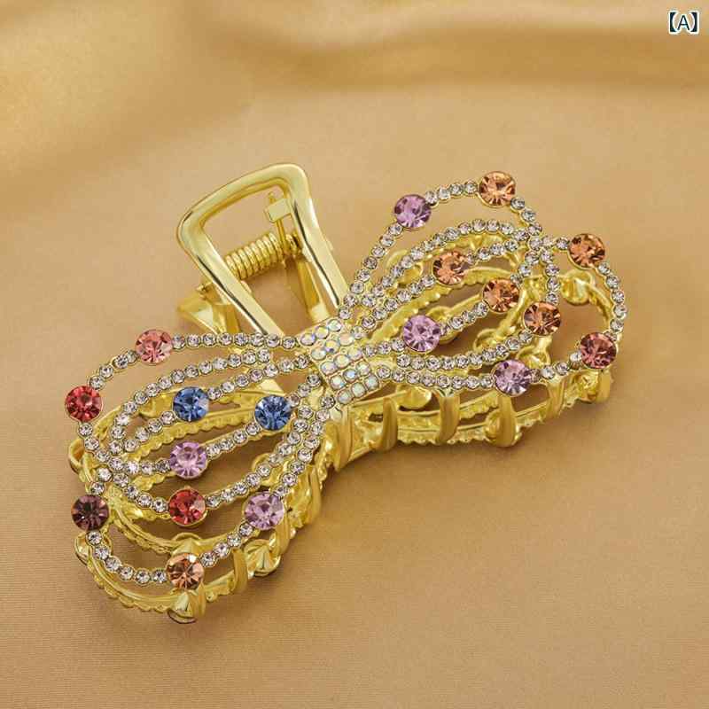 ・カテゴリ: ヘアクリップ・スタイル: 韓国風、フェミニン、スイート・対象: 女性向け・素材: 合金・加工方法: 手作業・デザイン要素: リボン、クロス・カラー展開: ホワイト、ピンク、マルチカラー、パープル