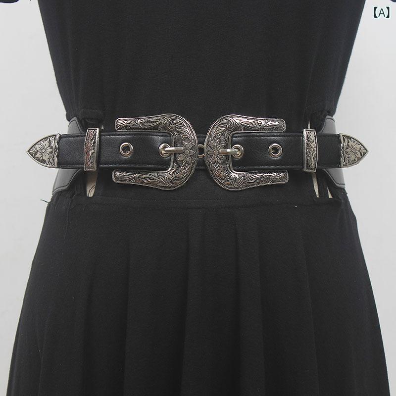 ・主な素材: PUレザー・バックル素材: 合金・留め具タイプ: ピンバックル・カラー展開: ブラック、ダークブラウン、アプリコット、キャラメル、ダークグリーン・幅: 約2〜4cm