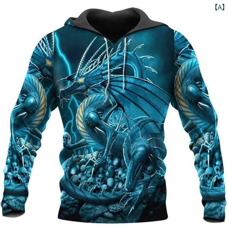 ・カテゴリ: パーカー/スウェット・スタイル: カジュアル・タイプ: プルオーバー・主な素材: ポリエステル96%以上・ネックライン: クルーネック・袖丈: 長袖・フード: 付き・厚さ: 普通・適用シーン: カジュアル・柄: アニマル・デザ...