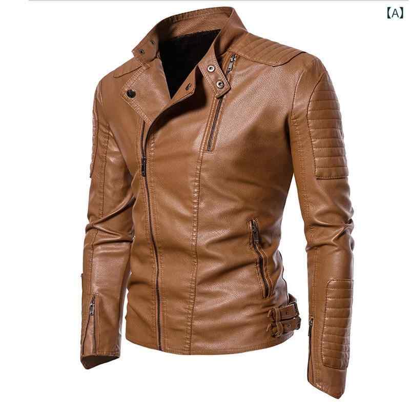 ・カテゴリ: レザージャケット・スタイル: 韓国風・主な素材: PUレザー・ネックライン: スタンドカラー・着丈: 普通丈・シルエット: スリムフィット・開閉: ジッパー・裏地素材: アセテート繊維・柄: プリント・ポケット: サイドポケッ...