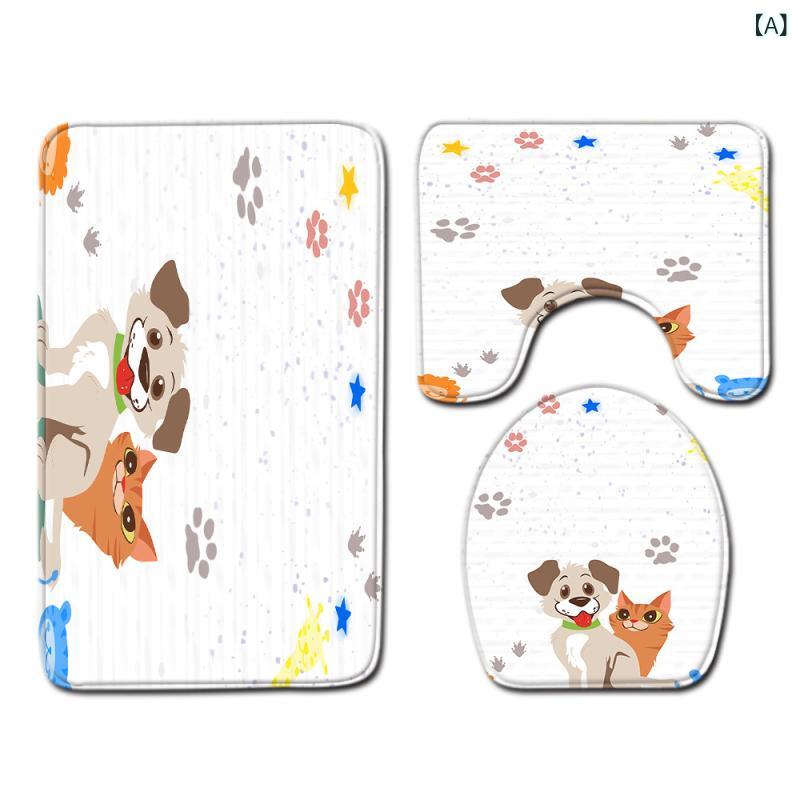 ・主な素材: ポリエステル100%・形状: 長方形・洗濯: 洗濯機可・サイズ展開: 45cm×75cm、50cm×80cm・カテゴリ: フロアマット・スタイル: モダンシンプル