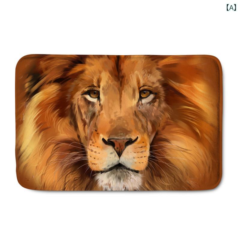 ・カテゴリ: フロアマット・主な素材混率: 51%〜60%・素材: フランネル・用途: 家庭用・副素材混率: 50%・スタイル: 韓国風・製法: 機械織り・形状: 長方形・柄: 動物柄・洗濯方法: 手洗い可能・サイズ: 400mm×600m...