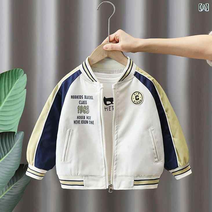 ・カテゴリ: キッズアウター・性別: 男性・対象年齢: 3〜8歳・スタイル: 韓国風・着丈: ミドル丈・ネックライン: ベースボールカラー・袖丈: 長袖・フード: なし・留め具: シングルボタン・ウエスト: ベルトなし・主な素材: ビニロン...