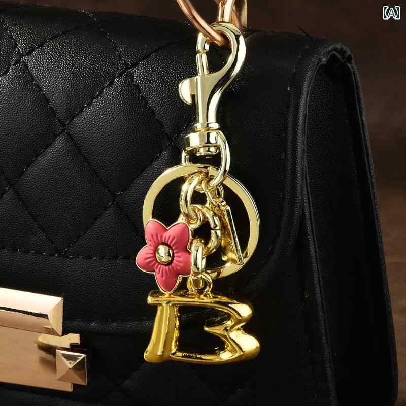 ・カテゴリ: バッグチャーム・スタイル: インスタ風、個性派・主な素材: 金属・加工方法: 電鍍・柄: 植物花柄・モチーフ: 山茶花・カラー展開: 画像色B、画像色C