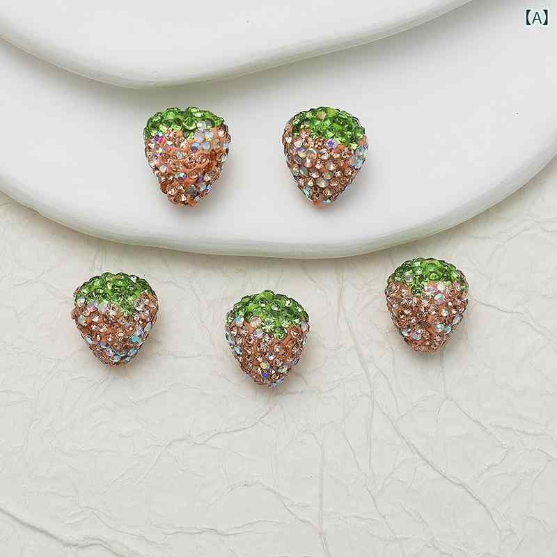 ・カテゴリ: DIYアクセサリーパーツ・素材: プラスチック、レジン・加工方法: 象嵌・スタイル: オリジナルデザイン・柄: イチゴ・デザイン要素: 楕円・デザインカテゴリ: 幾何学・カラー展開: ライトピンク、ファントムパープル、ジェイド...