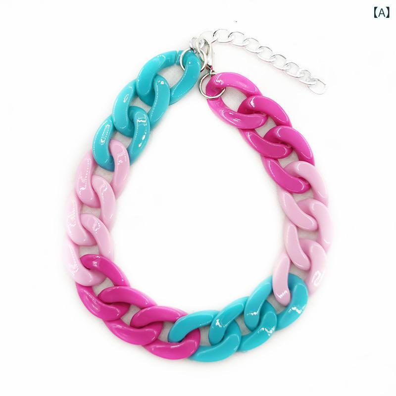 2個セット・柄: マルチカラー・カラー展開: マルチカラー1、マルチカラー2、マルチカラー3、マルチカラー4、マルチカラー5、マルチカラー6・主な素材: 樹脂・チェーン長さ: 約35cm（アジャスター約7cm付）・スタイル: プリンセス