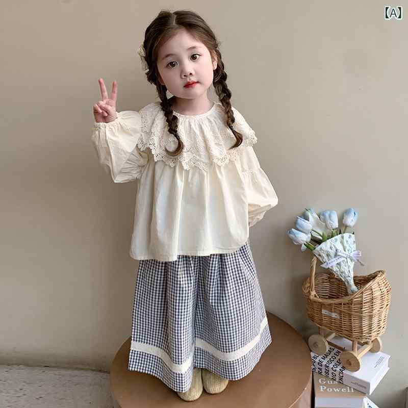 ・カテゴリ: キッズセットアップ・スタイル: 韓国風・セットタイプ: パンツセット・セット点数: 2点セット・セット内容: 服装・主な素材: 綿80%・対象性別: 女児・対象年齢: 3～8歳・袖丈: 長袖・パンツ丈: 九分丈・生地加工: 柔...