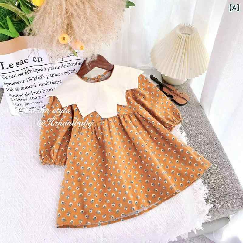 ・カテゴリ: ワンピース・スタイル: プリンセス・性別: 女の子・対象年齢: 3～8歳・対象身長: 100～140cm・主な素材: 綿89%・裏地素材: 綿89%・生地加工: 起毛・袖丈: 長袖・スカートデザイン: プリンセススカート・柄:...