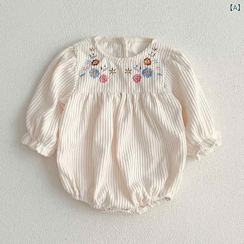 ・カテゴリ: ワンピース・スタイル: 韓国風・性別: 女の子用・対象年齢: 中小児 (3〜8歳、身長100〜140cm)・主な素材: 綿98%・裏地素材: 綿98%・生地加工: 柔らか加工・袖丈: 長袖・スカートの裾: Aライン・柄: 花柄...