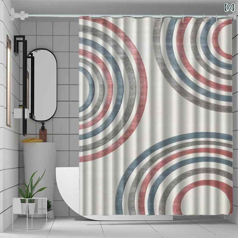 ・素材: ポリエステル・スタイル: シンプルモダン・柄: ストライプ・サイズ展開: 90cm×180cm、120cm×180cm、150cm×180cm、180cm×180cm、180cm×200cm・カテゴリ: シャワーカーテン・特徴: ...