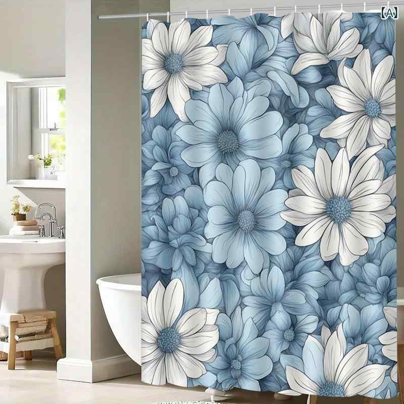 ・素材: ポリエステル・スタイル: モダンシンプル・サイズ展開: 90×180cm、120×180cm、150×180cm、180×180cm、180×200cm・カテゴリ: シャワーカーテン・特徴: 防水、穴開け不要