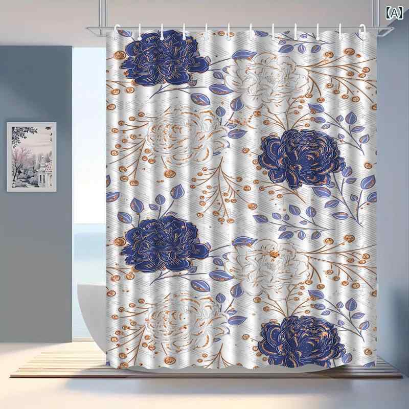 ・主な素材: ポリエステル・スタイル: モダンシンプル・サイズ: 90 x 180 cm, 120 x 180 cm, 150 x 180 cm, 180 x 180 cm, 180 x 200 cm・カテゴリ: シャワーカーテン・特徴: ...