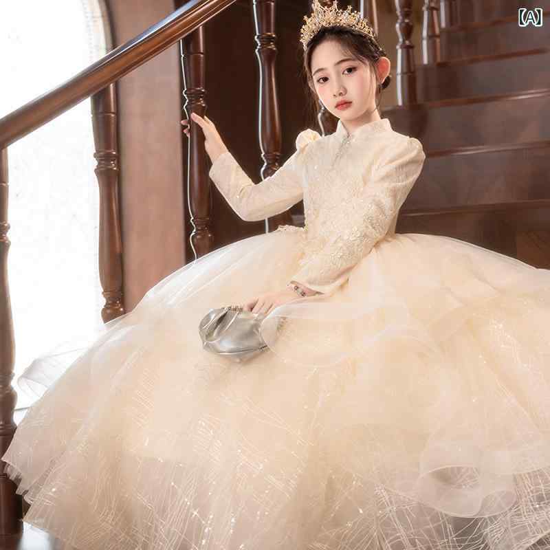 ・カテゴリ: キッズドレス・対象年齢: 8歳以上（身長140cm以上）・対象性別: 女の子・加工: プリーツ、コーティング、カット、酵素洗い・デザイン要素: かわいい、プリンセス・スタイル: プリンセス・主な素材: ポリエステル60%・裏地...