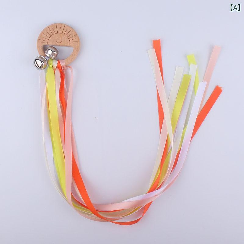 3個セット・主な素材: ブナ材、ポリエステル・対象年齢: 3ヶ月以上・カラー展開: ひまわり、星、ユニコーン、小鳥、恐竜