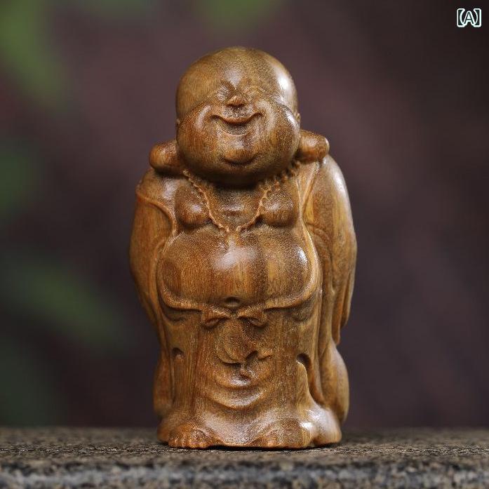 ・主な素材: 緑檀・サイズ: 約6.9×3.9×3.4cm・スタイル: 新中国風・工芸: 彫刻, 研磨