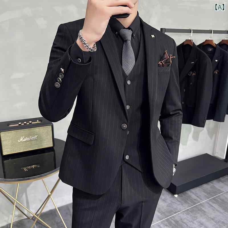 ・カテゴリ: フォーマル、スーツ・機能: 耐摩耗性・シルエット: スリムフィット・襟型: ノッチラペル・フロントスタイル: 1つボタンシングル・生地: 化学繊維混紡・主な素材: ポリエステル67%・裏地: ポリエステル・用途: ビジネス・対...