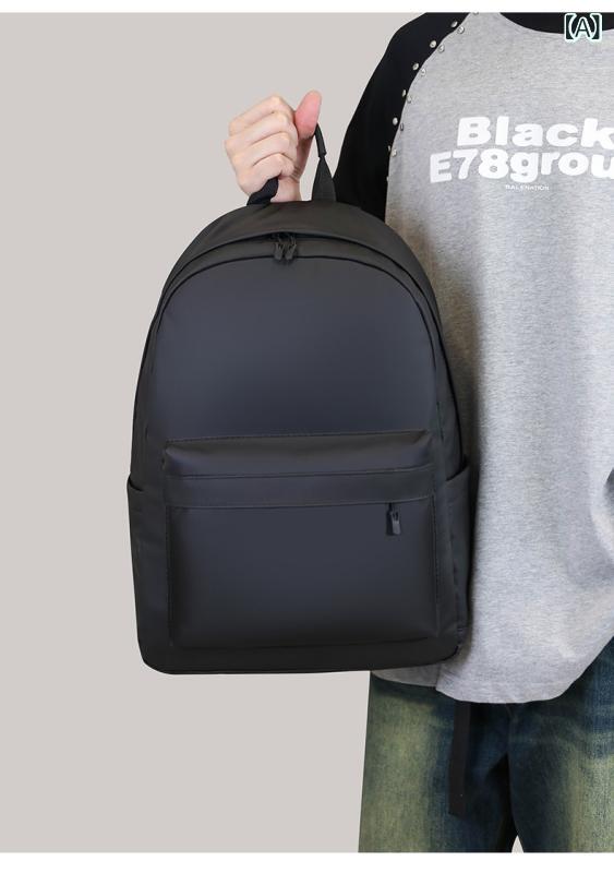 ・カラー: ブラック、ダークグレー・性別: ユニセックス・シーン: カジュアル、旅行・素材: 皮膜・スタイル: 都市シンプル・柄: 無地・裏地素材: ポリエステル・特徴: ロックバックル・ショルダーストラップ: 湾曲タイプ