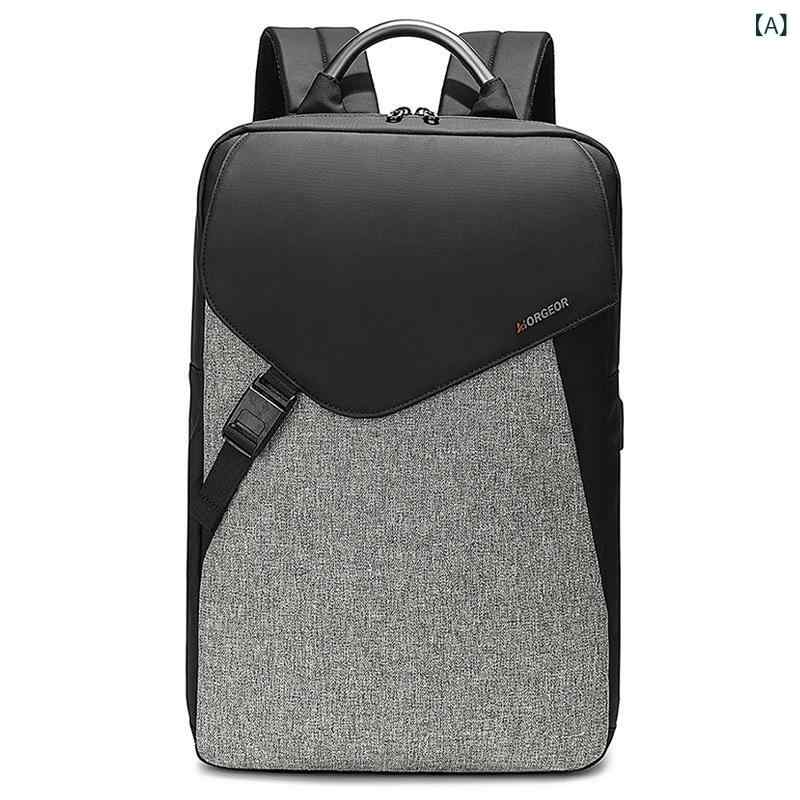 ・カラー展開: ライトグレー、ダークグレー・性別: メンズ・用途: ビジネス、出張・素材: オックスフォード生地・スタイル: ビジネスカジュアル・容量: 20〜35L・対応PCサイズ: 約38.1cm・柄: 無地・裏地素材: ポリエステル