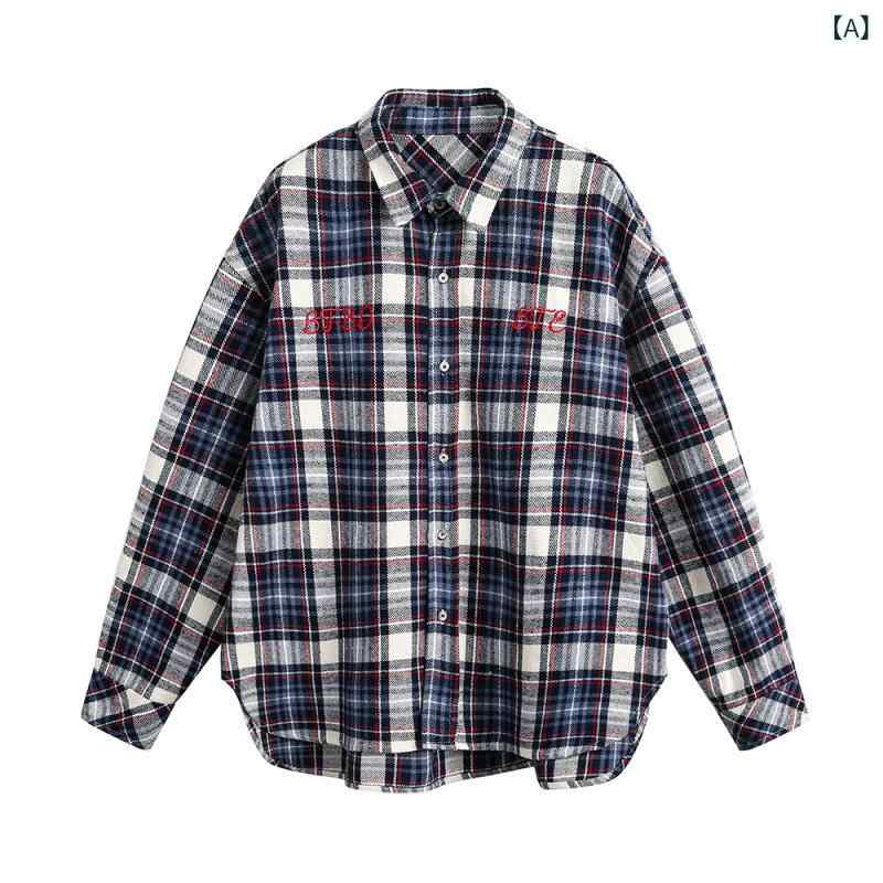 ・カテゴリ: シャツ・スタイル: ストリートカジュアル・性別: メンズ・対象: 成人男性・着用シーズン: 春、秋・シーン: カジュアル・素材: ポリエステル65%、綿混紡・機能: 通気性・厚さ: 普通・ネックライン: 襟付き・袖丈: 長袖・...