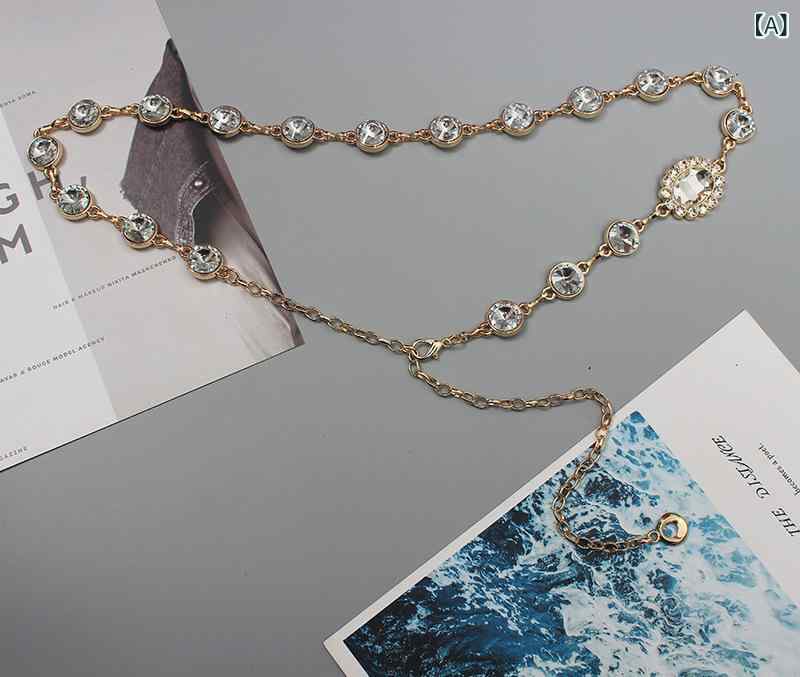 ・カテゴリ: ウエストチェーン・性別: 女性・対象年齢: 成人・素材: 金属・カラー展開: ゴールド、シルバー