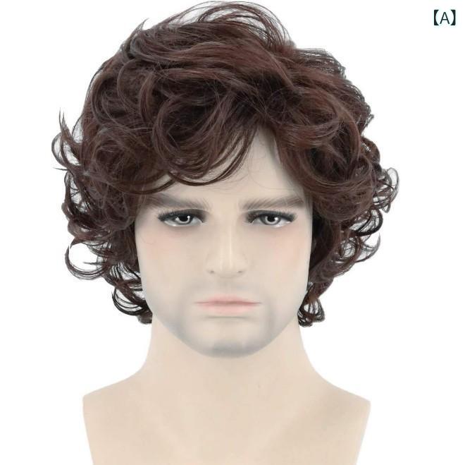 ・カテゴリ: メンズウィッグ・長さ: ショート・素材: 耐熱ファイバー・製造方法: 機械式・機能: ヘアスタイル変更・カラー展開: ブラウン