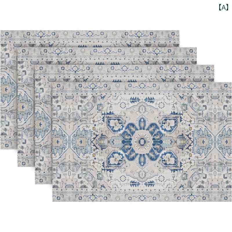 4個セット・素材: ポリエステル100%・スタイル: アメリカン・サイズ: 30x45cm（1枚）