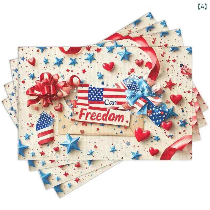 4個セット・素材: ポリエステル100%・スタイル: アメリカン・サイズ: 約30x45cm (1枚)