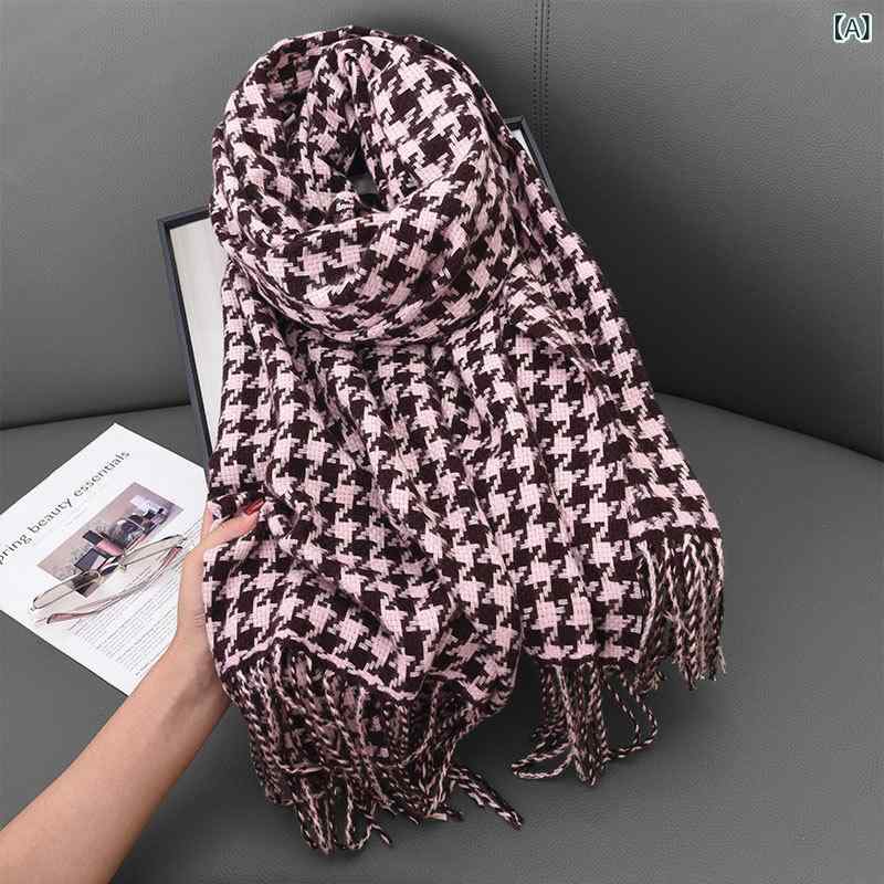 ・編み方: 経編み・機能: 保温・スタイル: ミドル丈・カラー展開: ラベンダー、モノクロ、チャコールグレー、コーヒー、カーキ・主な素材: ポリエステル100%・サイズ: 約65cm×180cm